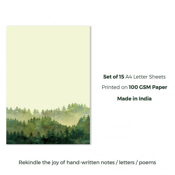 Handwritten letter sheets and letter paper of sizes a4 and a5