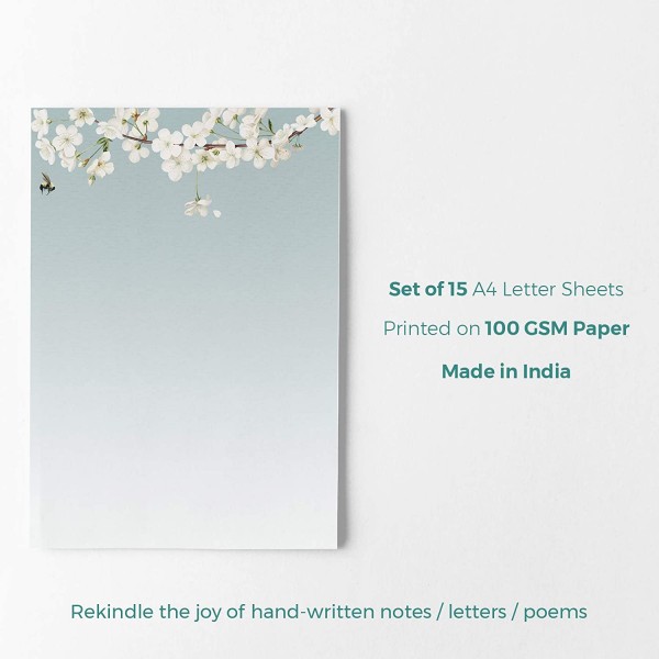 Handwritten letter sheets and letter paper of sizes a4 and a5