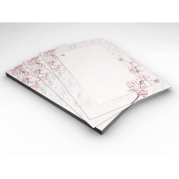 Handwritten letter sheets and letter paper of sizes a4 and a5