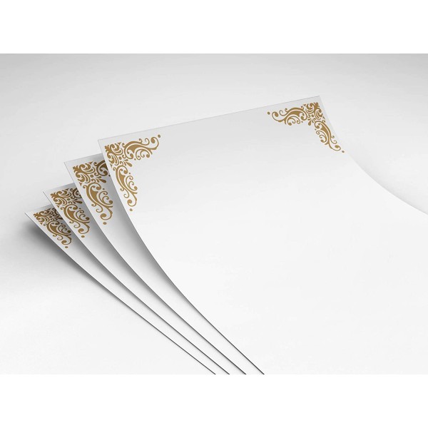 Handwritten letter sheets and letter paper of sizes a4 and a5