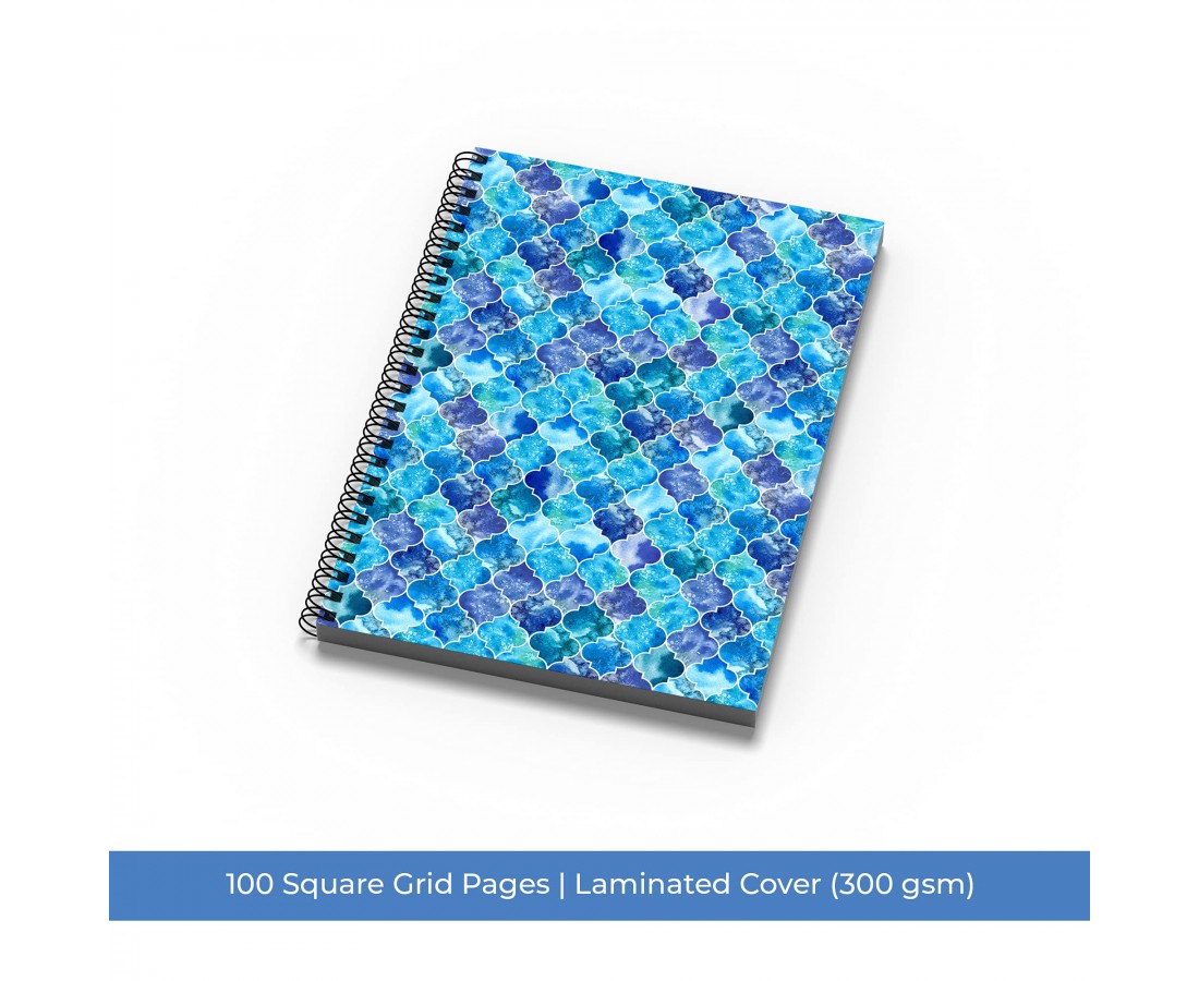 Jewels-of-india-a5-wiro-square-grid-notebook