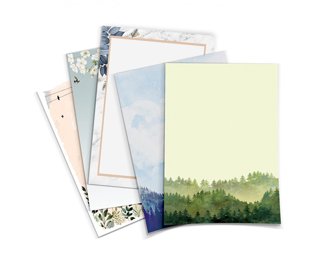 A4 Pre-printed Letter Sheets with Complimentary Kraft Envelopes