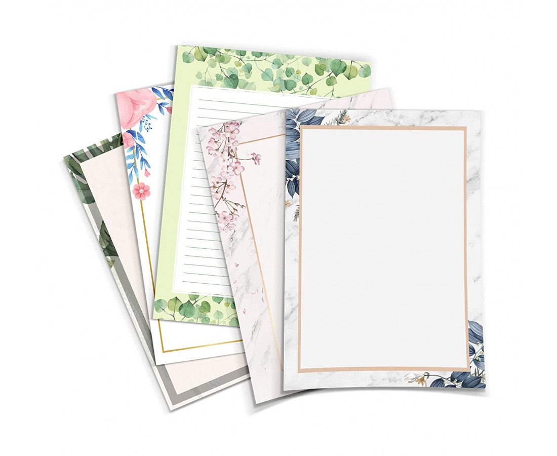 A5 Pre-printed Letter Sheets with Complimentary Kraft Envelopes