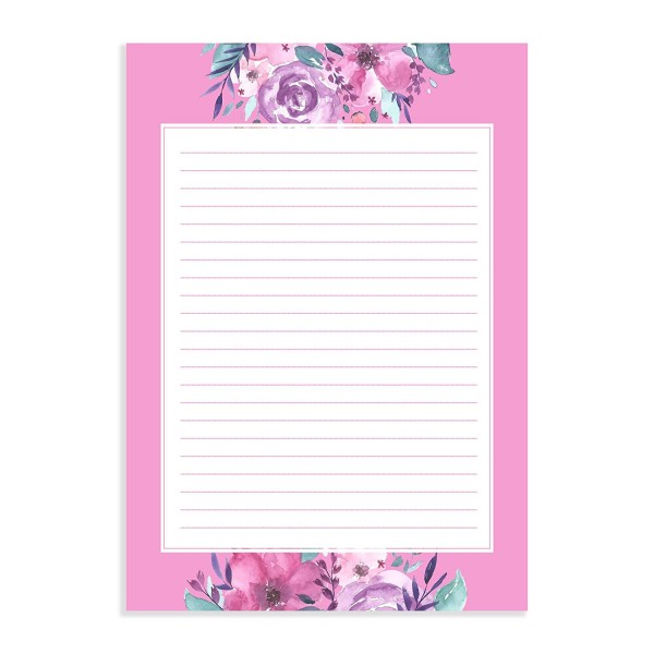 Handwritten letter sheets and letter paper of sizes a4 and a5