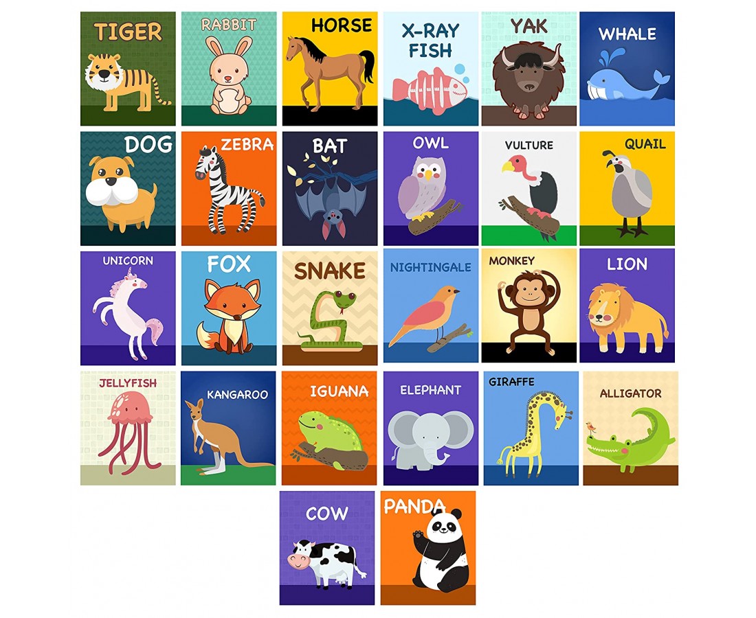 A-Z-Animal-Educational-Flash-Cards